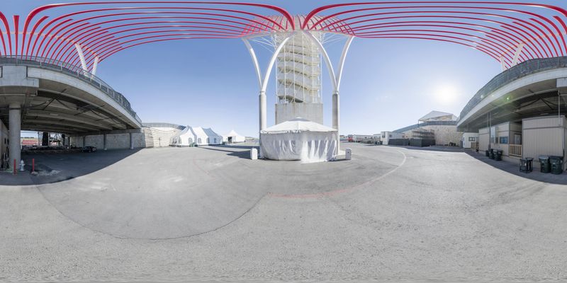 Impressive Architecture in a Metropolis Building HDRi Maps and Backplates