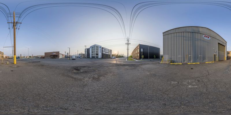Industrial Area in Salt Lake City, Utah HDRi Maps and Backplates