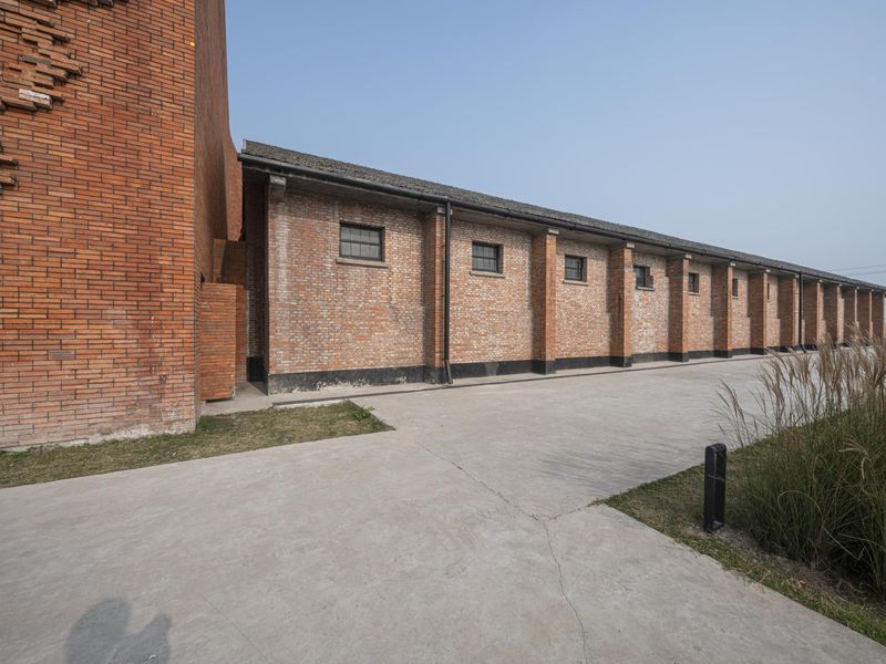 Industrial Warehouse with Brick Facade in Shanghai, China HDRi Maps and ...