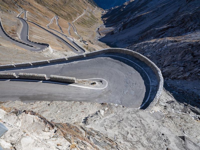 Italy's Mountain Landscape: Exploring Stelvio Pass HDRi Maps and Backplates