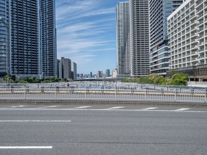 Japan's Urban Structures: Bridge and Skyline Views HDRi Maps and Backplates