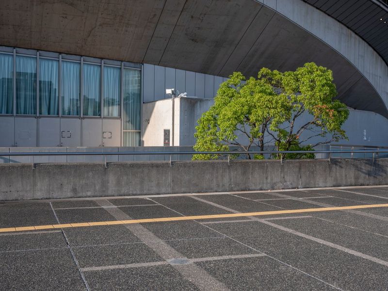 Japanese Urban Landscape: A Stadium for Sports HDRi Maps and Backplates