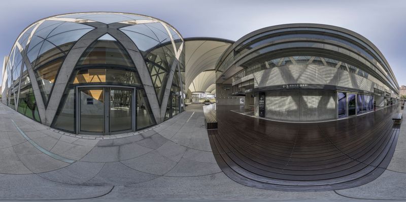 Kaohsiung, Taiwan: Modern Building with Urban Design HDRi Maps and ...