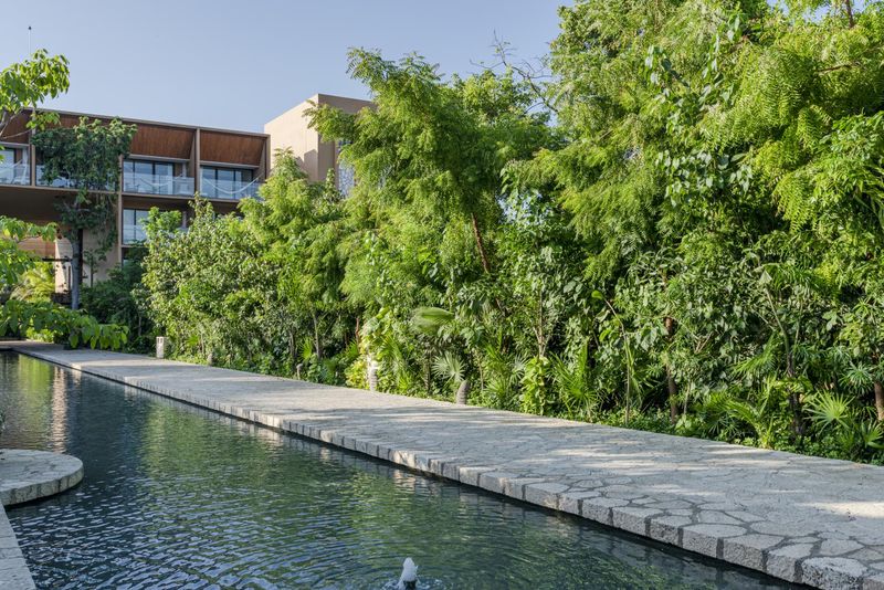 Lake View Resort in Mexico with Clear Sky and Vegetation HDRi Maps and ...