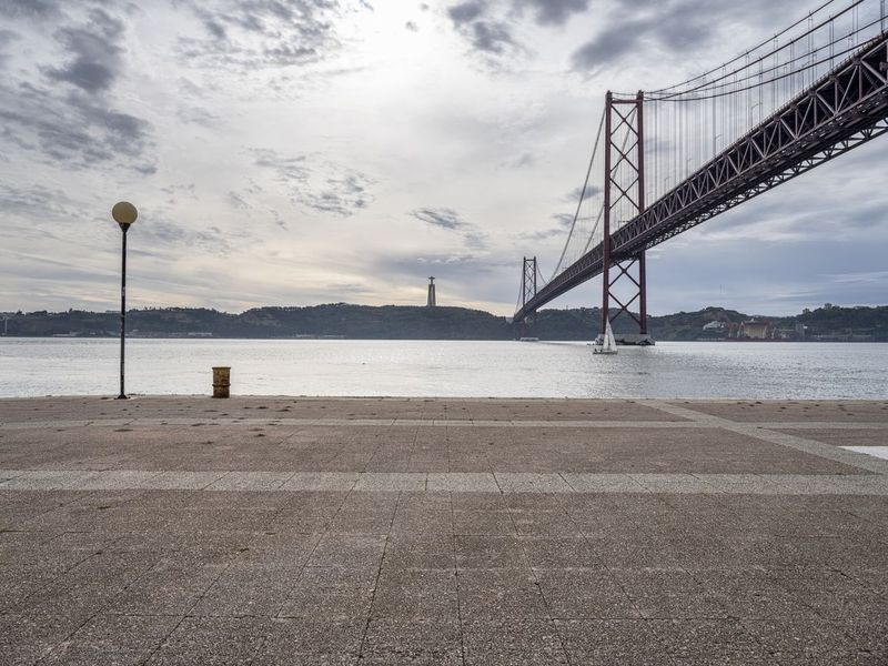 Lisbon Bridge at Dawn HDRi Maps and Backplates