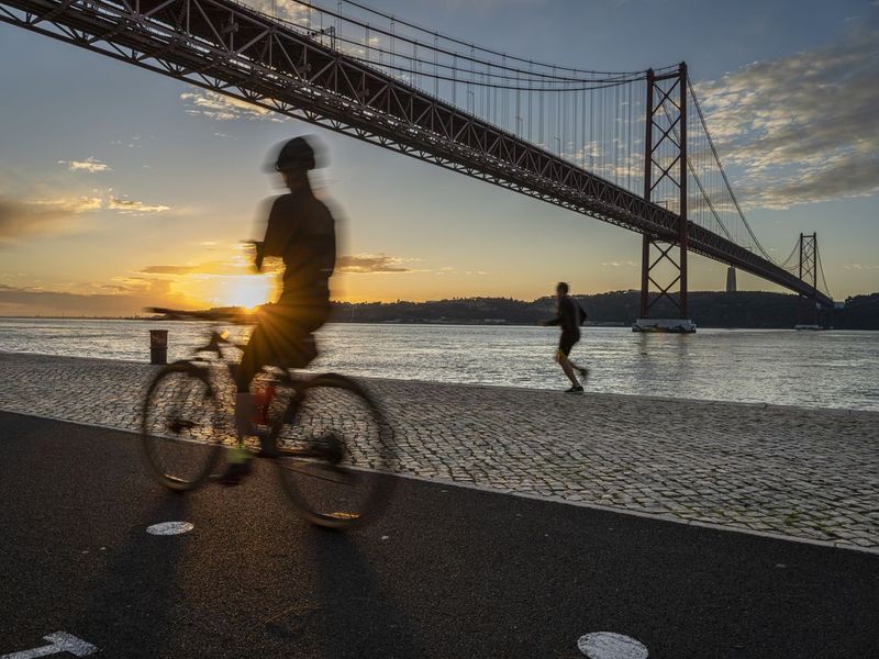 Lisbon Harbor: A Sunrise View - HDRi Maps and Backplates