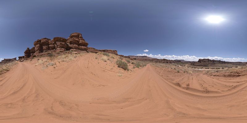 Lock Hart Road: Exploring Utah's Red Desert HDRi Maps and Backplates