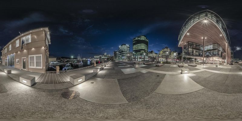 London Nighttime Architecture: A Park of Modern Marvels HDRi Maps and ...