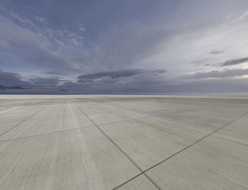 Los Angeles Airport Runway in Desert Mountains HDRi Maps and Backplates