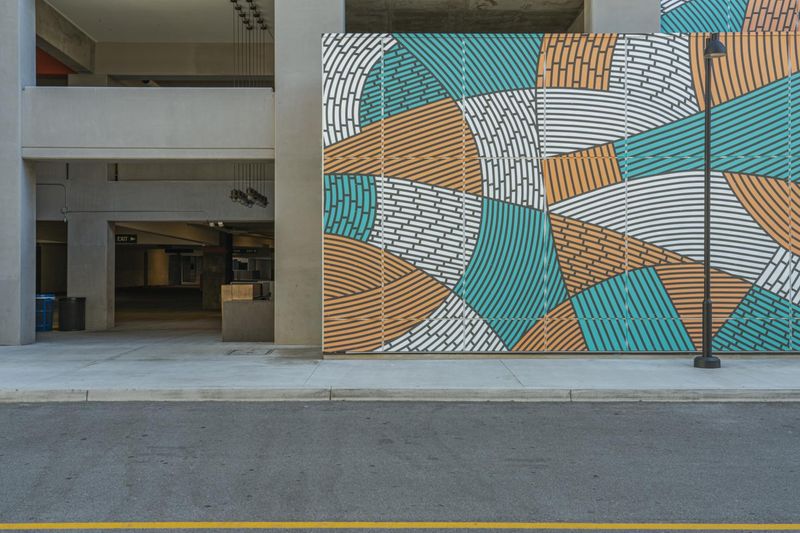 Los Angeles Art District Mural Parking Garage HDRi Maps and Backplates