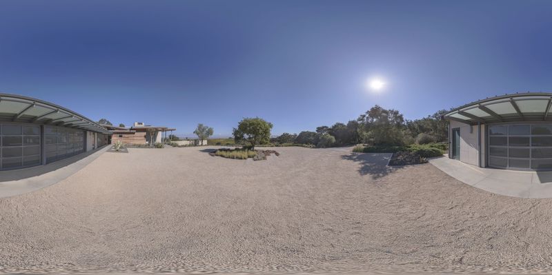Residential Driveway in Los Angeles, California HDRi Maps and Backplates