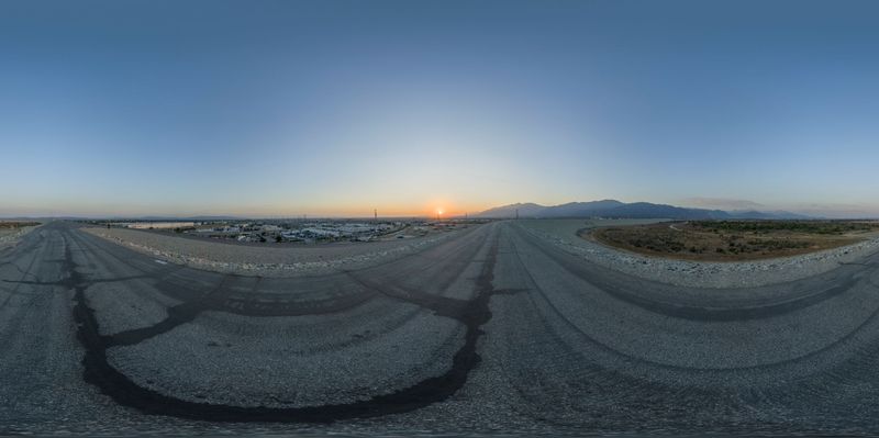 Los Angeles, California: Sunset Behind a Desert Mountain - HDRi Maps ...