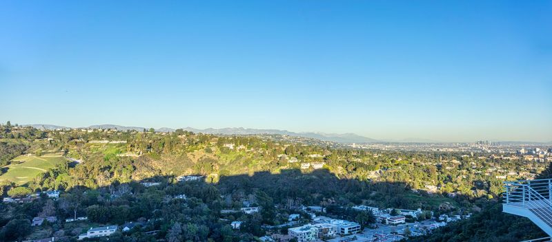 Los Angeles City Skyline: An Overview from Above HDRi Maps and Backplates