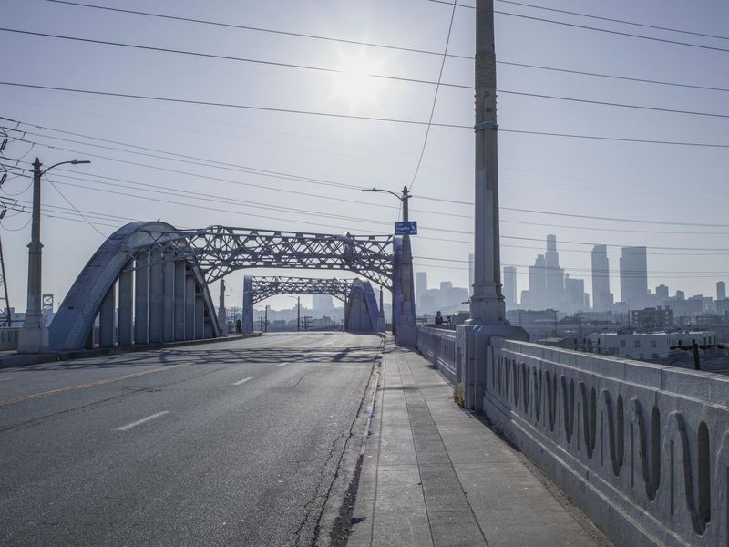 Los Angeles Cityscape: Daytime Sunshine HDRi Maps and Backplates