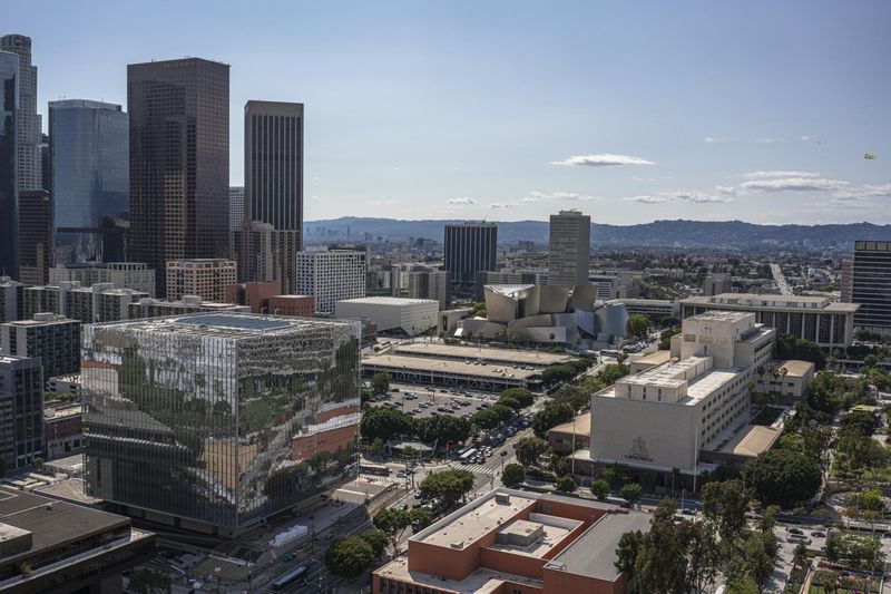 Los Angeles Cityscape - Downtown Metropolis HDRi Maps and Backplates