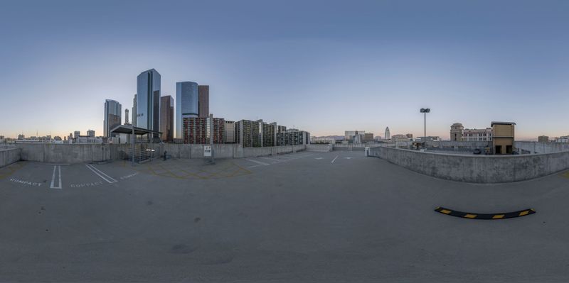 Los Angeles Cityscape: A Metropolis of Skyscrapers HDRi Maps and Backplates