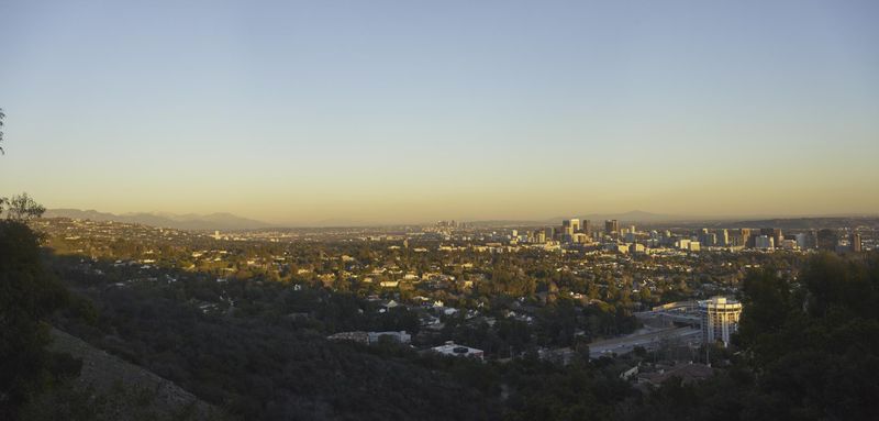 Los Angeles Cityscape Overlook, California HDRi Maps and Backplates