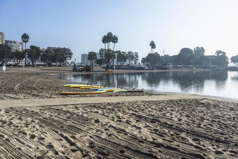 Los Angeles Coastal Shore with Concrete Ramps HDRi Maps and Backplates