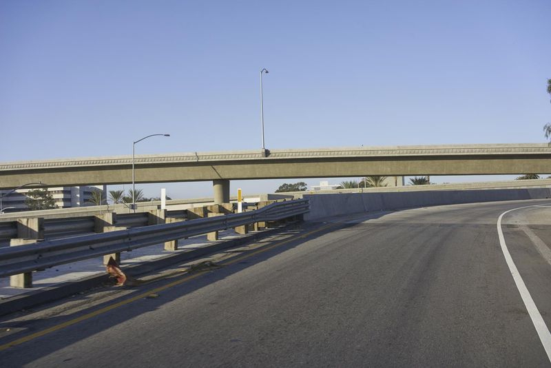 Los Angeles Highway Entry Ramp under a Clear Sky HDRi Maps and Backplates
