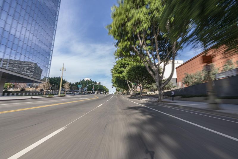 Los Angeles Highway: Motion Blur in the City HDRi Maps and Backplates