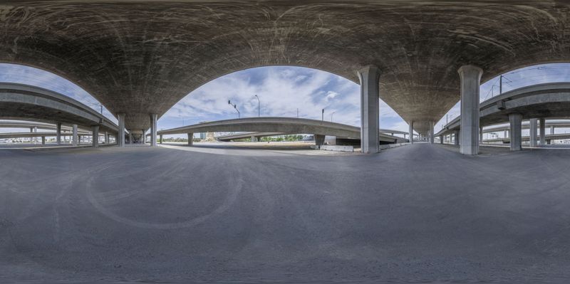 Los Angeles: Highway Overpass Architecture - HDRi Maps and Backplates