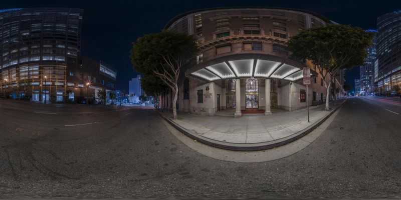 Los Angeles Nighttime: Street Lights Illuminate the City HDRi Maps and ...