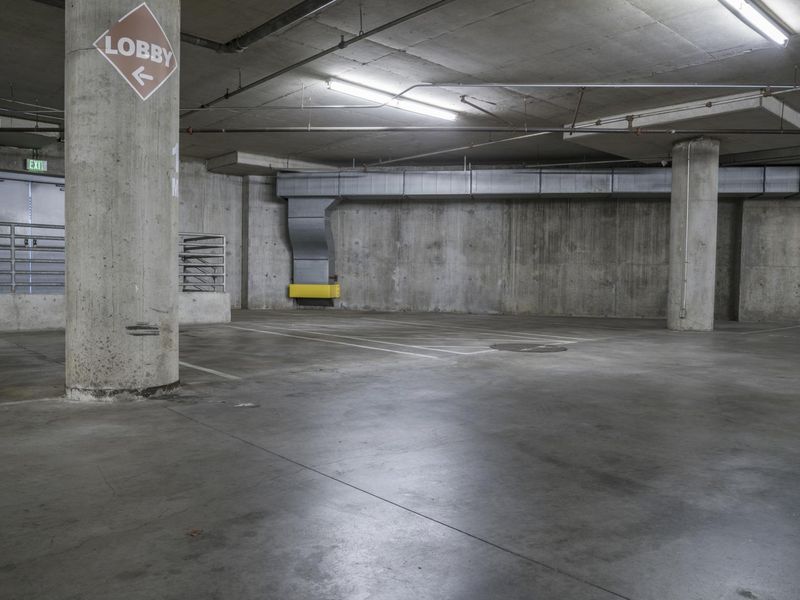 Los Angeles Parking Garage with Concrete Floor HDRi Maps and Backplates