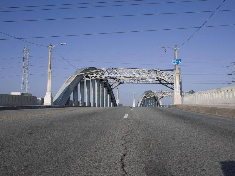 Los Angeles Road: Asphalt Bridge HDRi Maps and Backplates