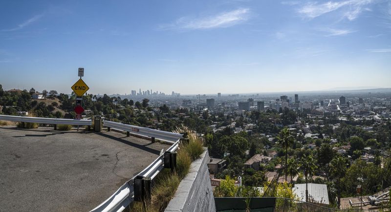 Los Angeles Skyline View in California HDRi Maps and Backplates