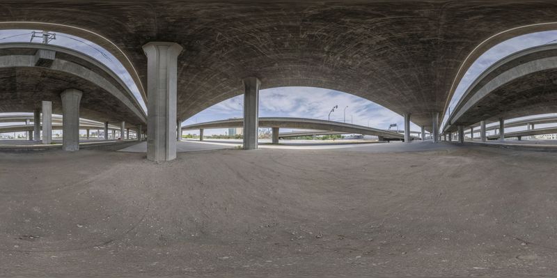 Los Angeles Underpass Bridge: A Striking Architectural Composition HDRi ...