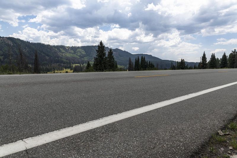 Majestic Mountains and Asphalt Road in Colorado Landscape HDRi Maps and ...