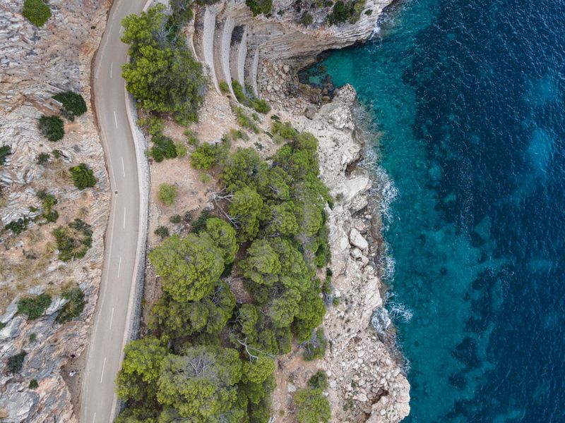 Mallorca Coastline: An Aerial View of the Balearic Islands