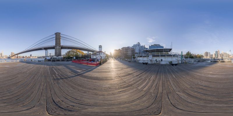 Manhattan Overlook: Captivating Cityscape from a Boat - HDRi Maps and ...