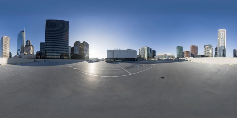 Metropolis: A High-Rise Condominium in the Snow-Covered Parking Lot ...