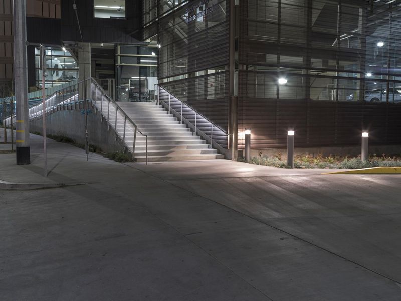 Metropolitan Area Architecture: Building at Night HDRi Maps and Backplates