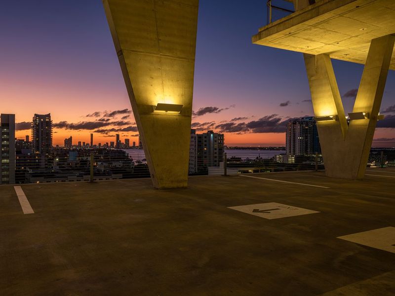 Miami Beach Cityscape: Glowing with Artificial Light HDRi Maps and ...