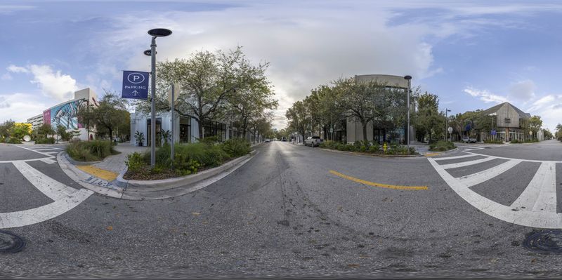 Miami Beach: Open Spaces and Storefronts HDRi Maps and Backplates