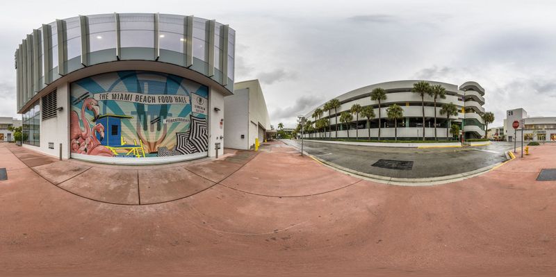 Shopping in Miami Beach: Exploring Stores under a Grey Sky HDRi Maps ...
