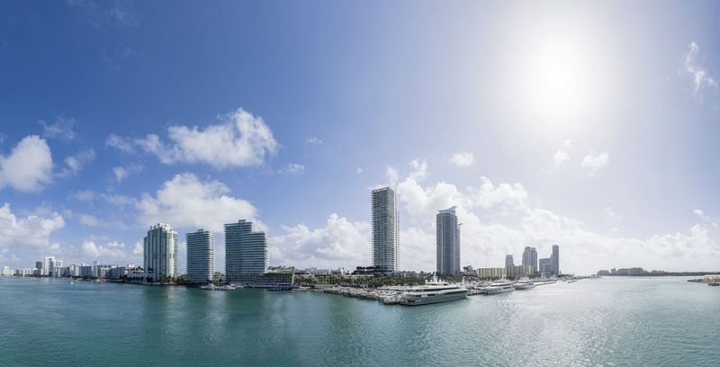 Miami Bridge in the Coastal City HDRi Maps and Backplates