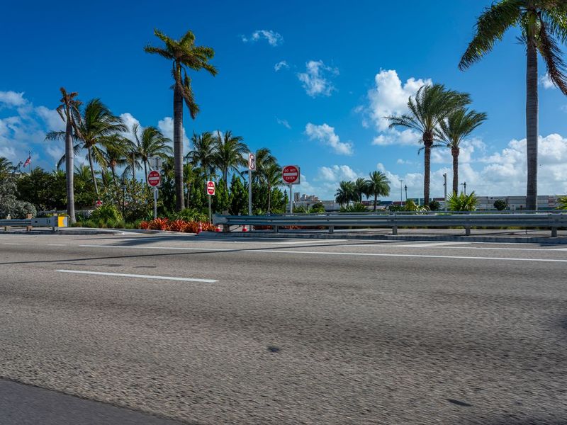 Miami Cityscape: Coastal Skyline View HDRi Maps and Backplates