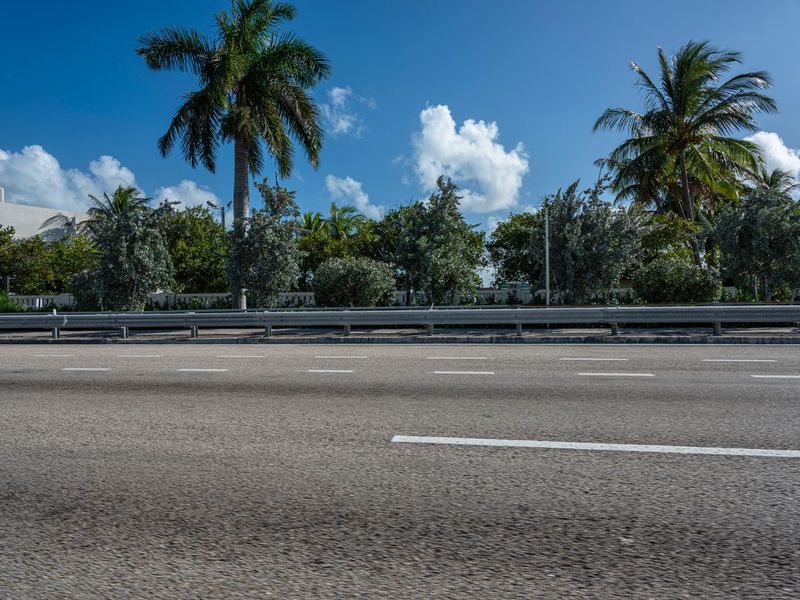 Miami Coastal City Road by the Ocean HDRi Maps and Backplates