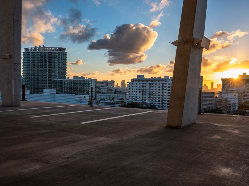 Miami Skyline at Dawn: A Stunning View of the City HDRi Maps and Backplates