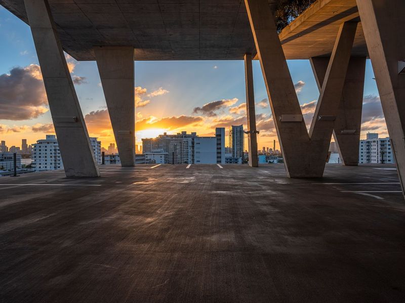Miami Sunshine: A Dawn View of the Skyline HDRi Maps and Backplates