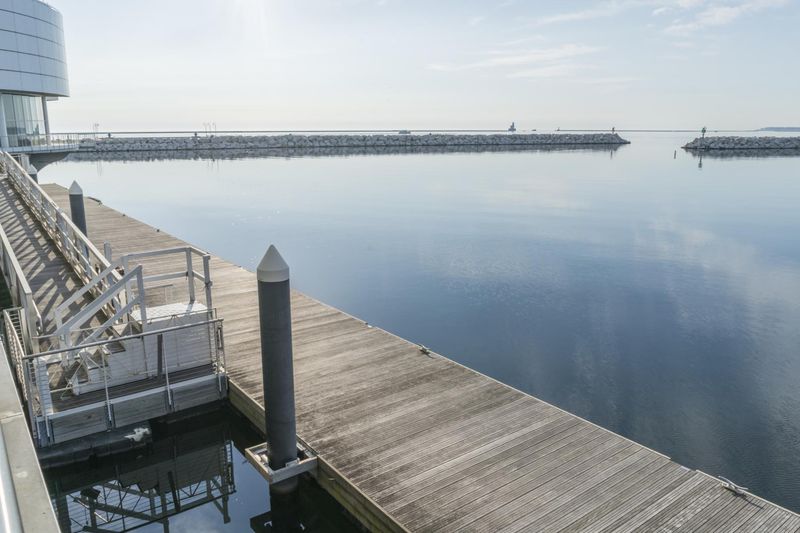 Milwaukee Waterfront Pier in Wisconsin: Clear Sky and Stunning Views ...