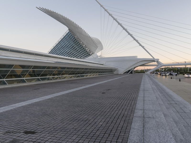 Milwaukee, Wisconsin: Dawn in the Urban Landscape HDRi Maps and Backplates