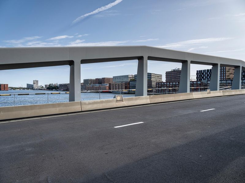 Modern Architecture Bridge in Holland City HDRi Maps and Backplates