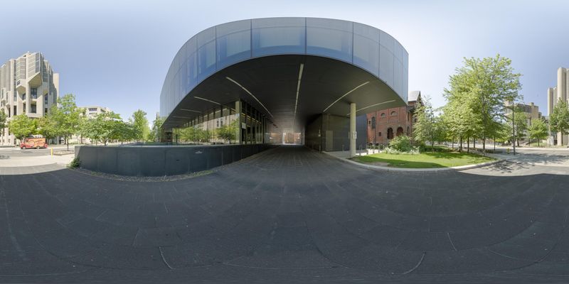 Modern Architecture Building Entrance in Toronto HDRi Maps and Backplates