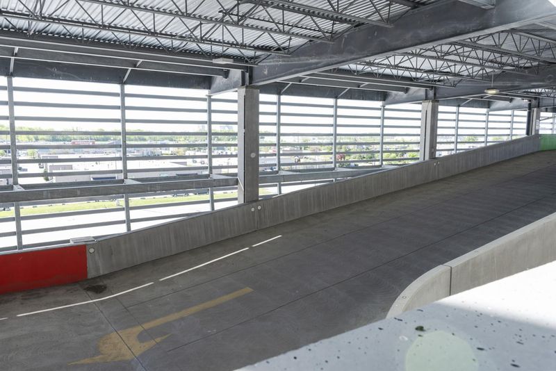 Modern Architecture Building with Parking Deck and Stadium HDRi Maps ...