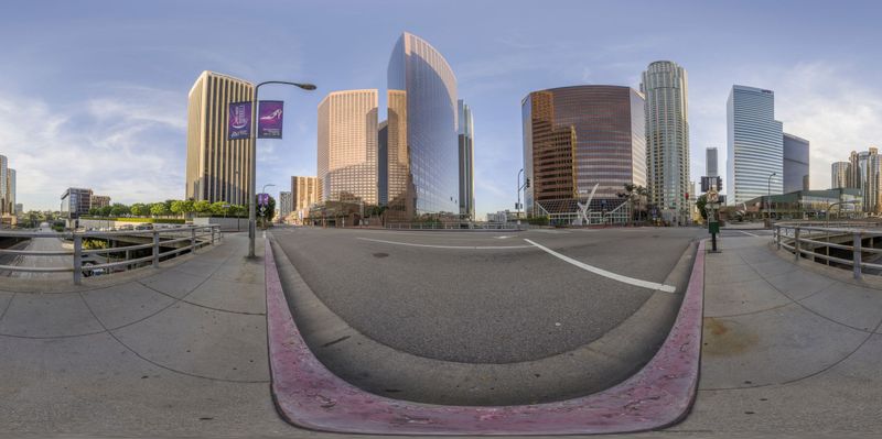 Modern Architecture Cityscape with High-Rise Buildings HDRi Maps and ...