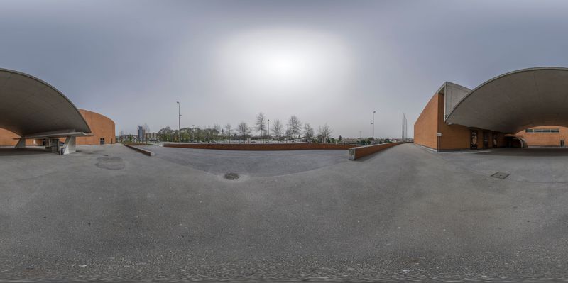 Modern Architecture Concert Hall in Porto, Portugal HDRi Maps and ...